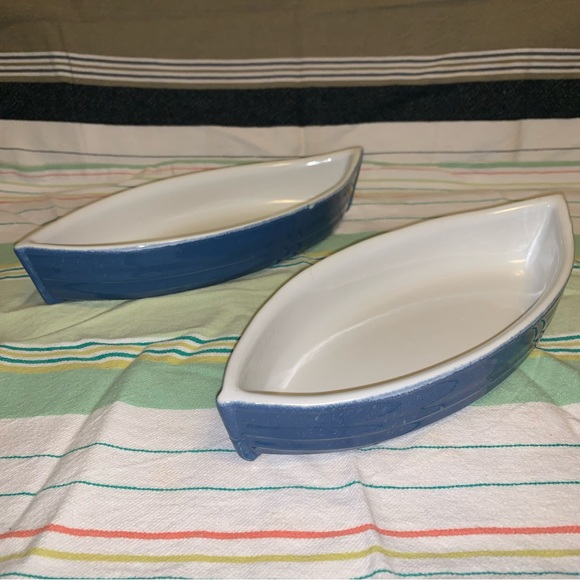 Du Ocean | Other | Lot Of 2 Du Ocean Made In France Blue Ceramic ...